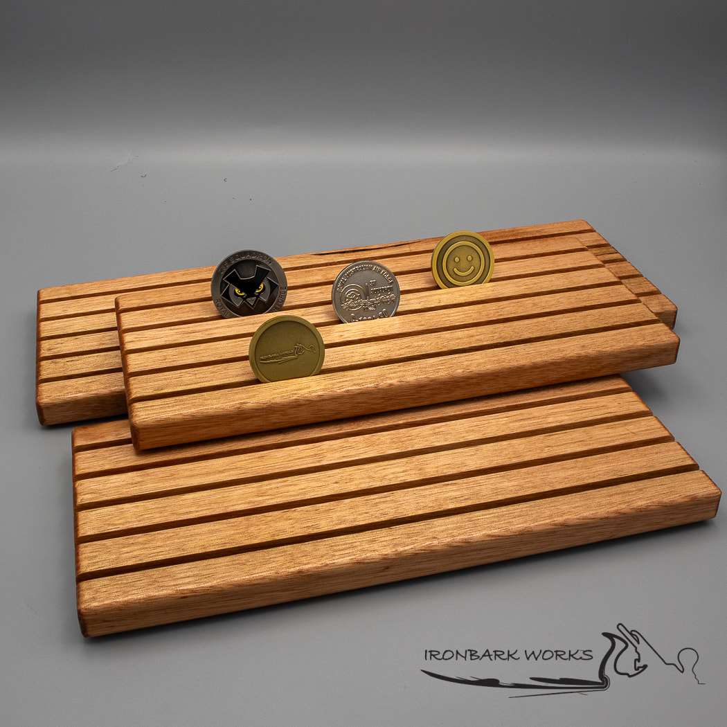 Challenge coin display gallery - IRONBARK WORKS