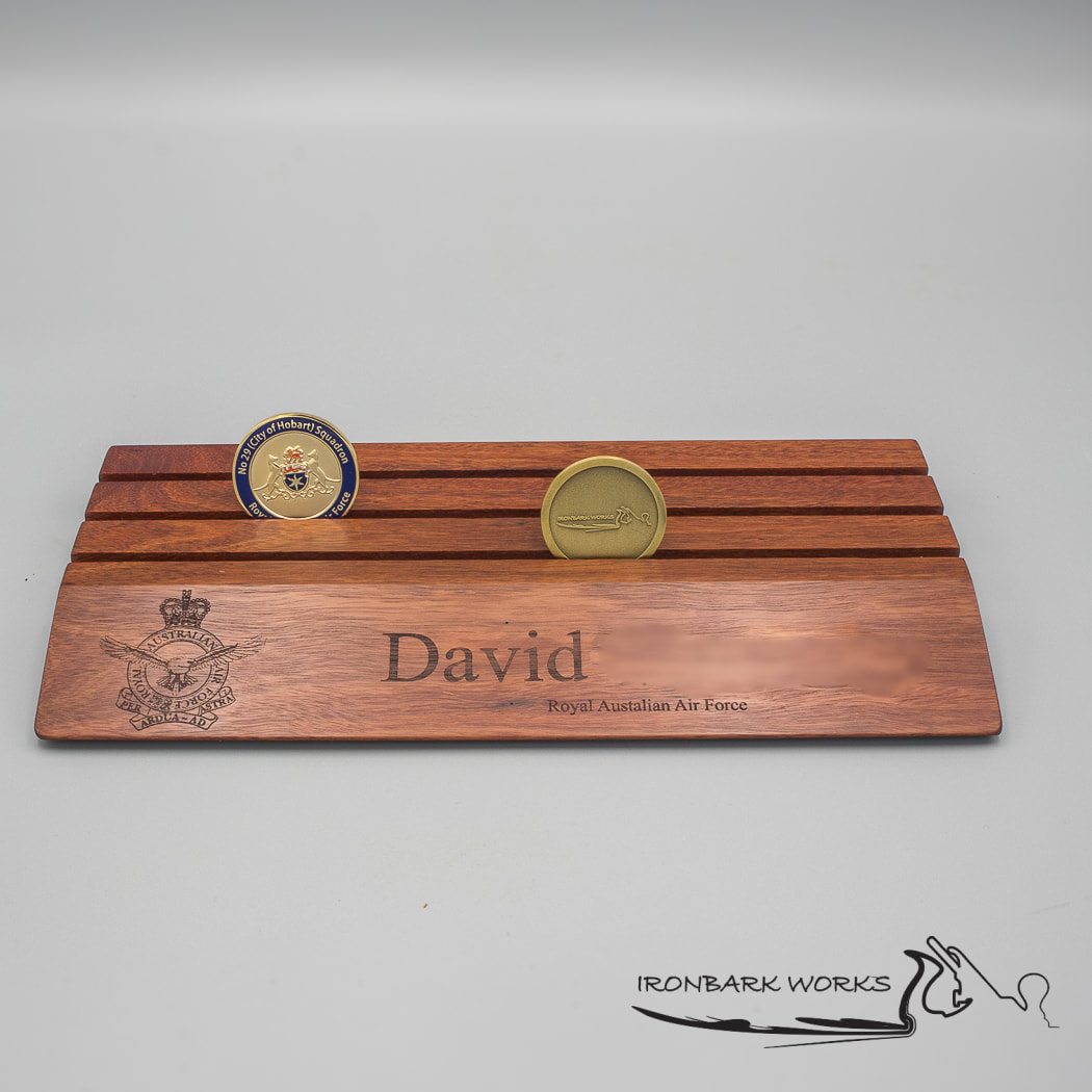 Challenge coin display gallery - IRONBARK WORKS