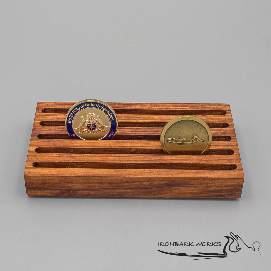 Challenge coin display gallery - IRONBARK WORKS