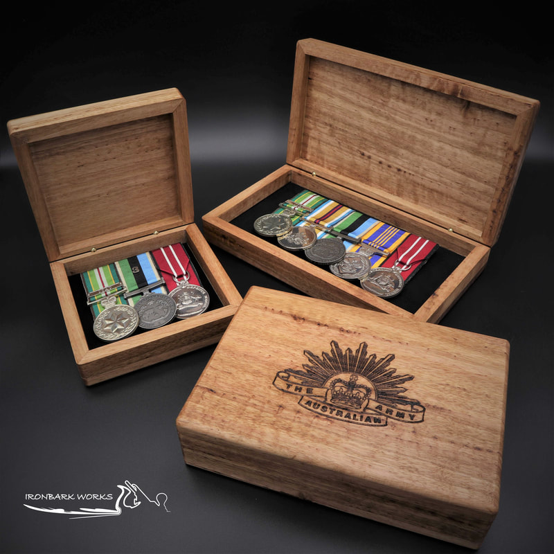 Medal Boxes - Ironbark Works - IRONBARK WORKS
